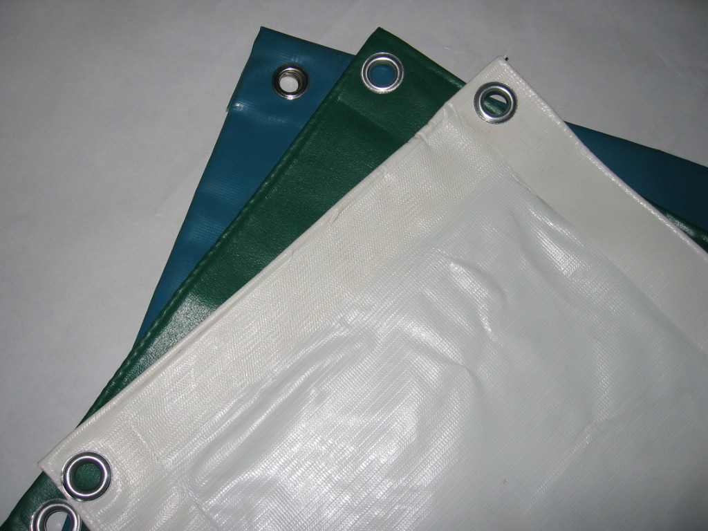 Anti - Mildew PVC Tarpaulin Fabric For Industry , Thick Heavy Duty ...