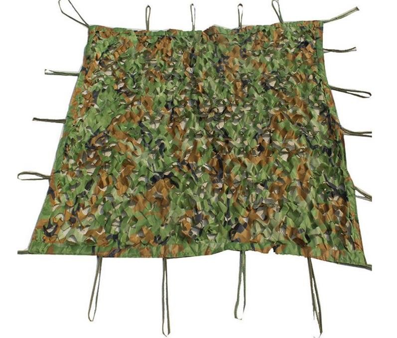 Jungle Double Layers Military Camo Netting Fabric Woodland War Game ...